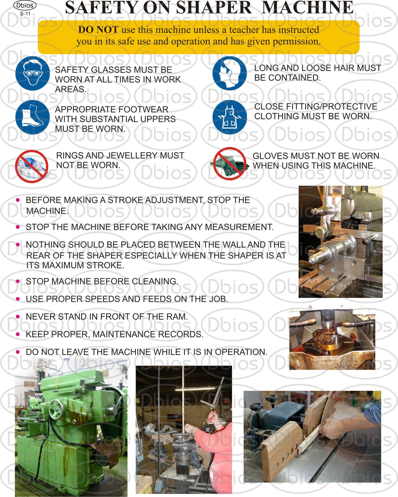 Safety in Workshops – DBIOS